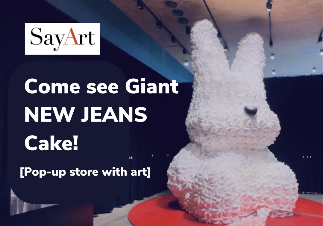 [SayArt] Come see Giant Rabbit New Jeans Cake!