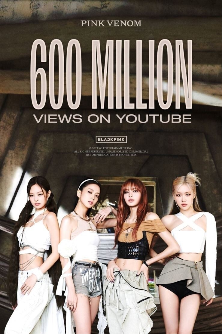 BLACKPINK′s ＂Shut Down＂ Music Video Surpasses 600 Million Views on YouTube
